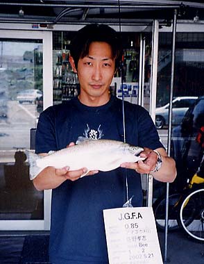 詳細 - 記録検索 - JGFA日本記録(IGFA世界記録) | JGFA NPO法人ジャパンゲームフィッシュ協会 | 佐野孝志 | アマゴ（サツキマス） | 0.85kg